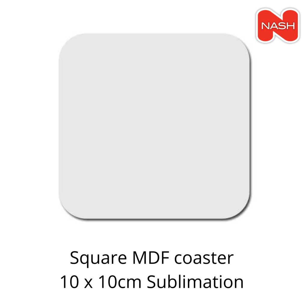 Coaster MDF White Square - Walter Nash